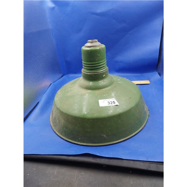 Vintage Enamel Industrial Light Shade