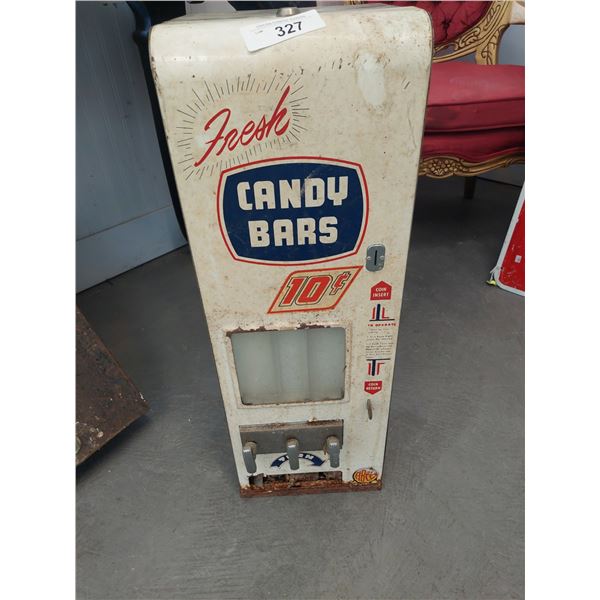 VINTAGE 10 CENT CANDY BAR VENDING MACHINE