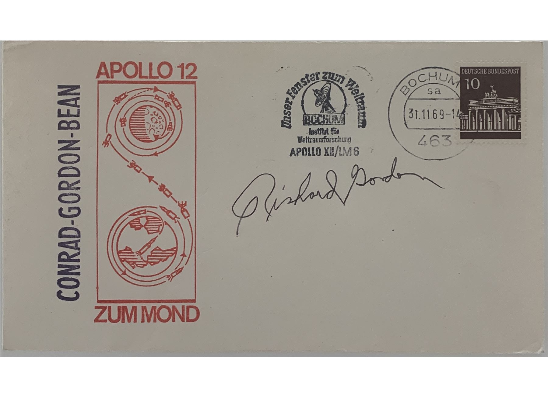 Astronaut Richard Gordon signed FDC
