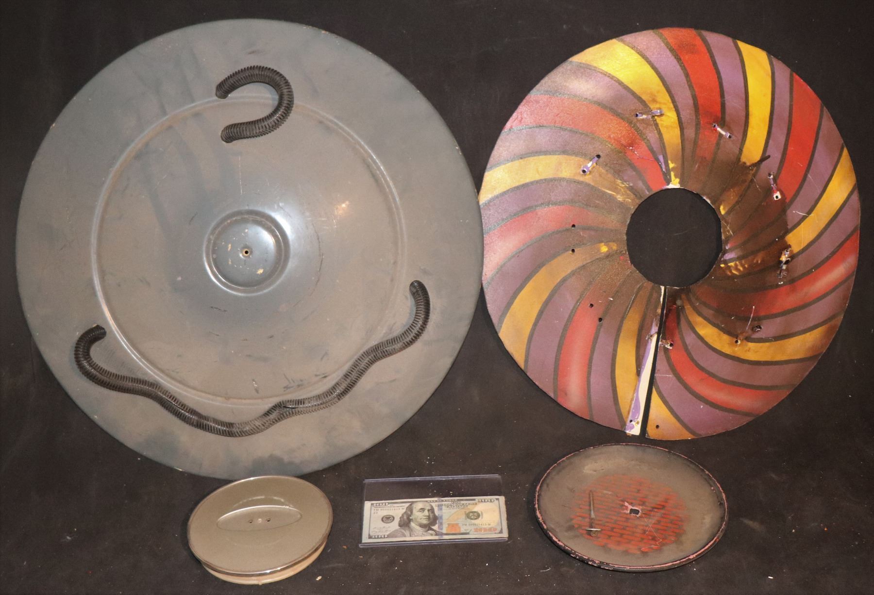 ZZ BATMAN RETURNS HENCHMEN VEHICLE WHEEL COVERS SUPER HERO