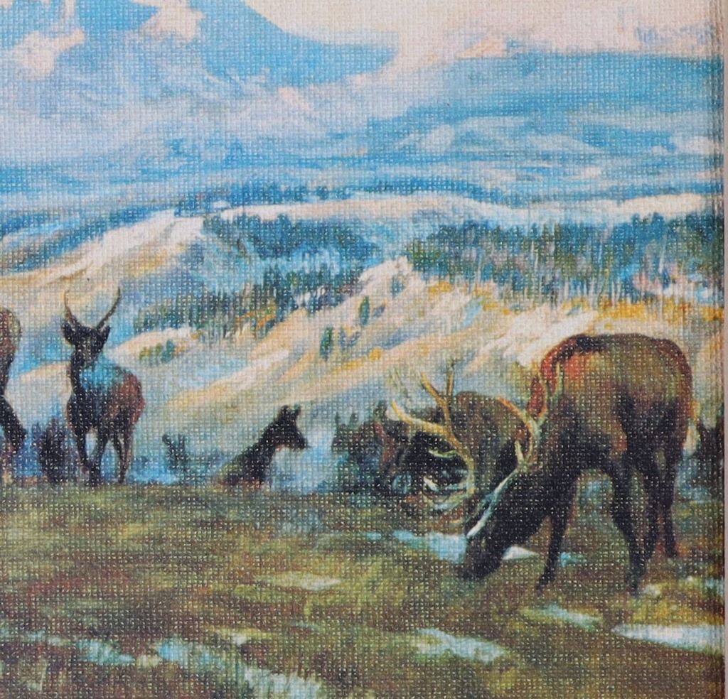 C. M. Russell Framed Painting "The Exalted Ruler"