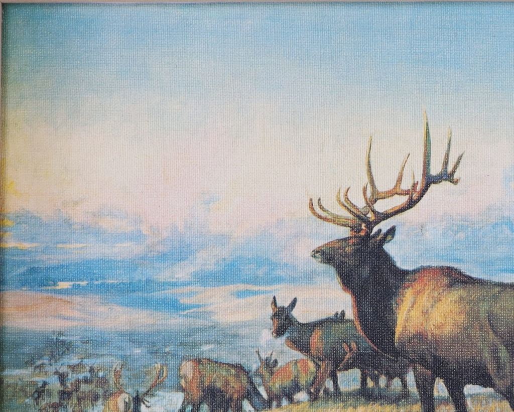 C. M. Russell Framed Painting "The Exalted Ruler"