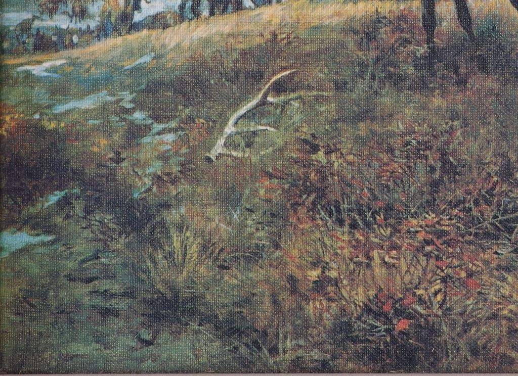 C. M. Russell Framed Painting "The Exalted Ruler"