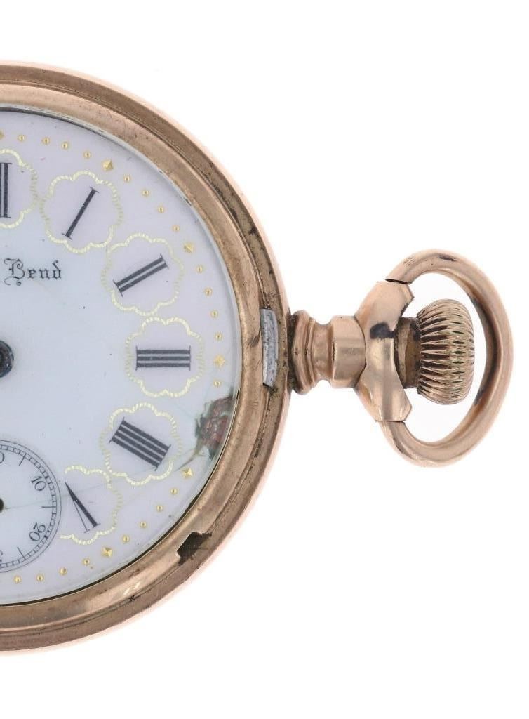 South Bend Pocket Watch, Fahys Montauk Case 1907