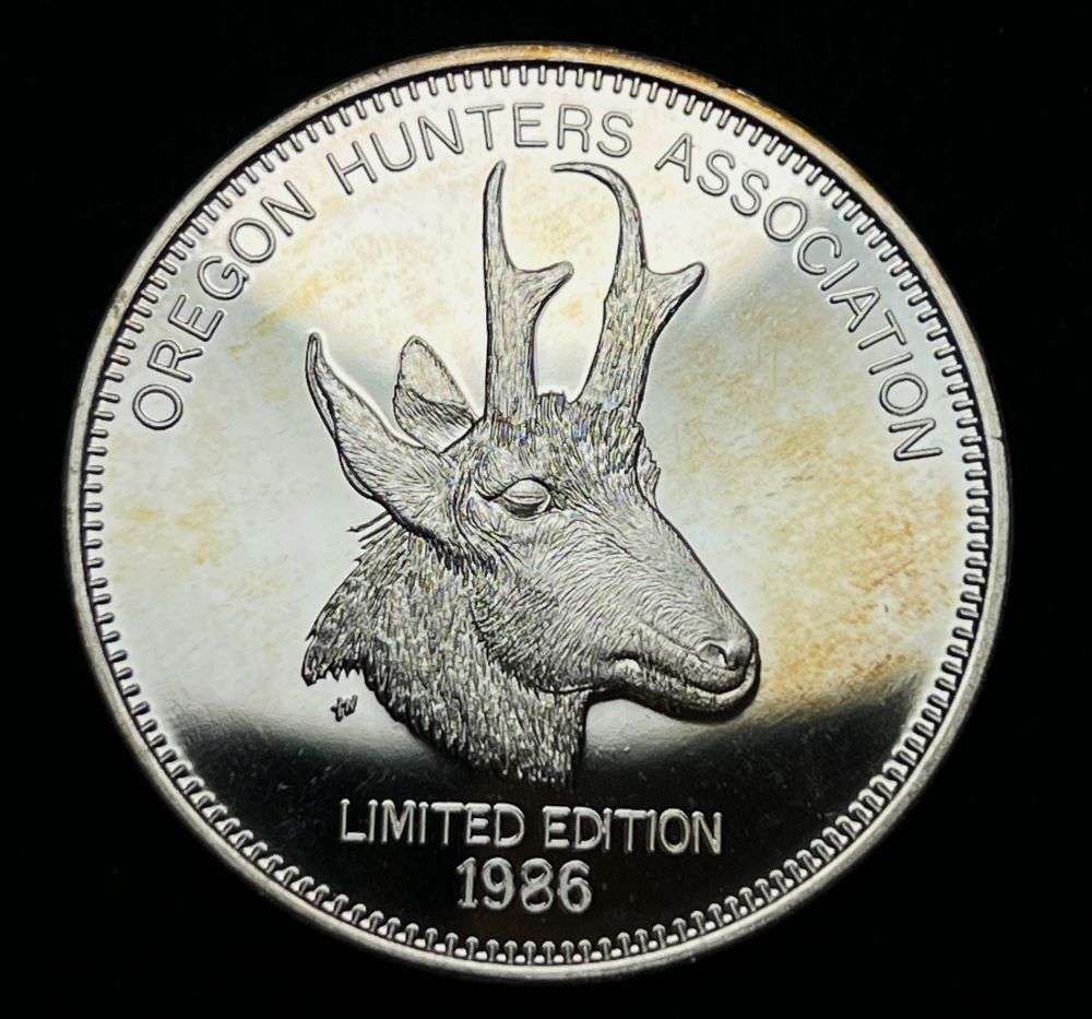 Extremely Rare 1986 Oregon Hunters Association "Abundant Wildlife ...
