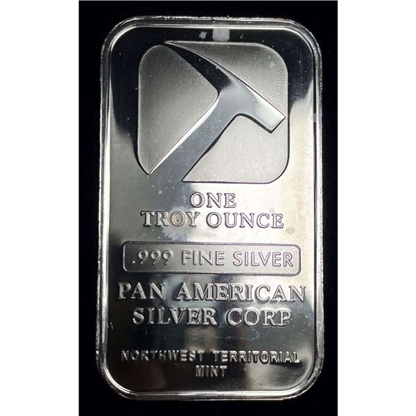 Pan American Silver Corp 1 ozt .999 Silver Bar