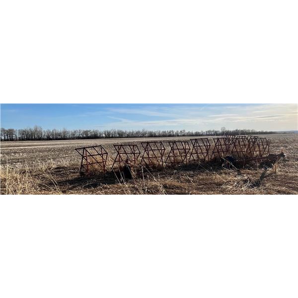 12 sec. Diamond harrow c/w draw bar