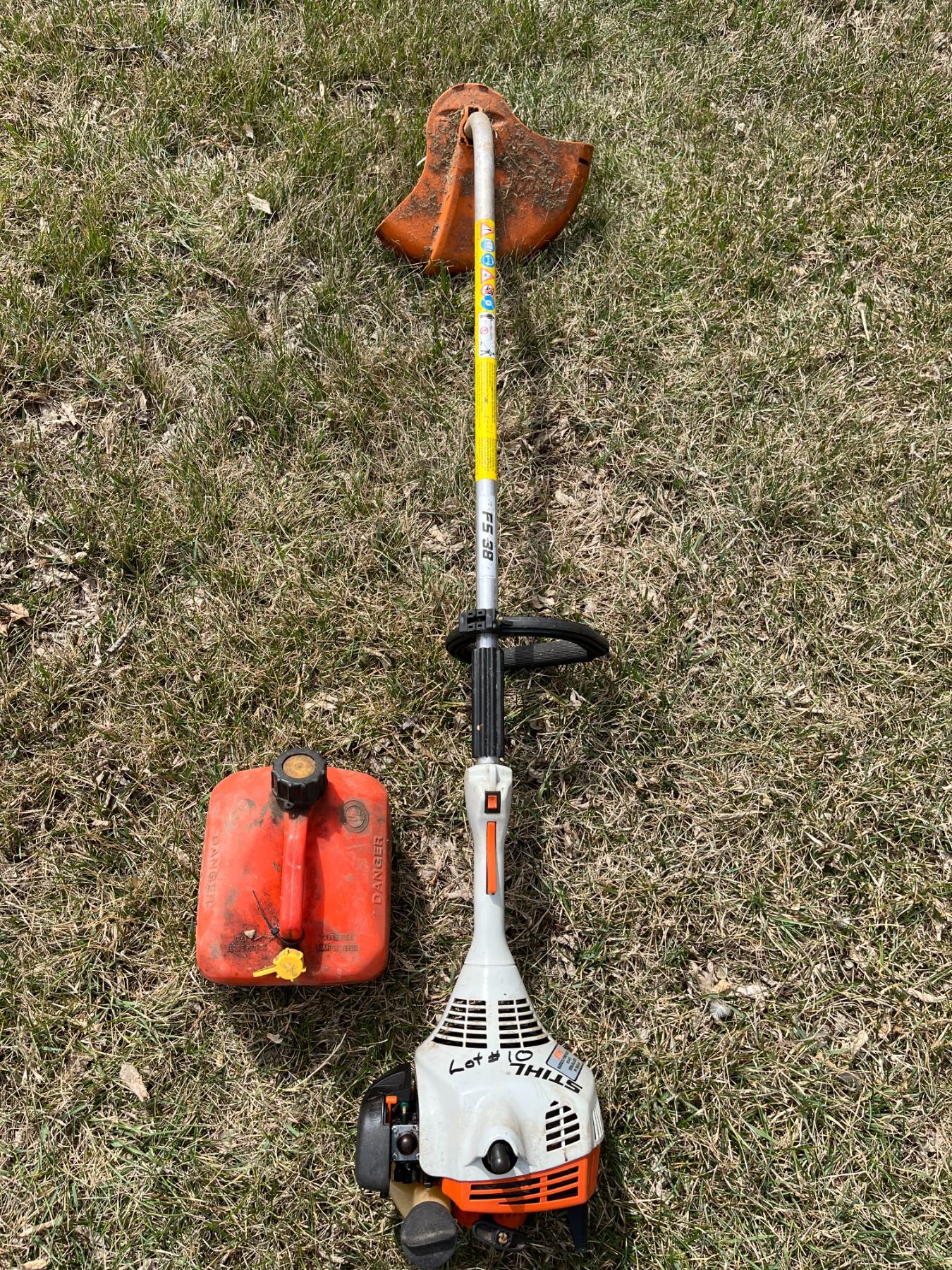 Stihl weed eater FS38 & Jerry can