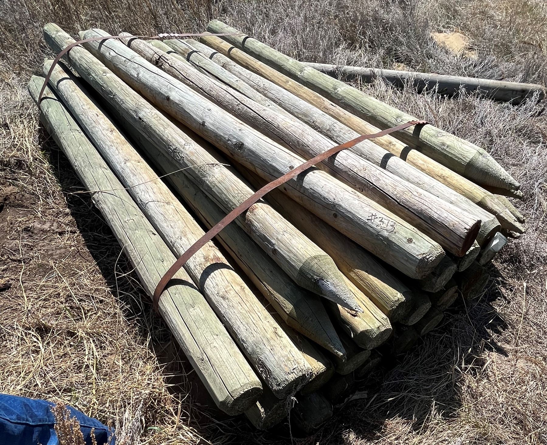 45 - 8ft posts