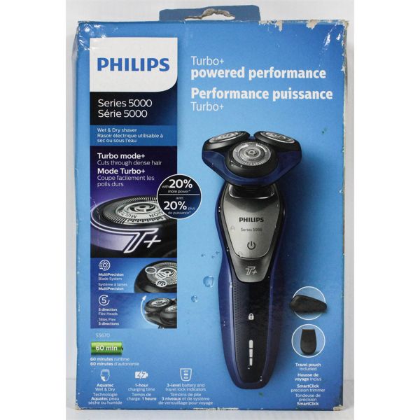 PHILIPS SERIES 5000 WET & DRY SHAVER