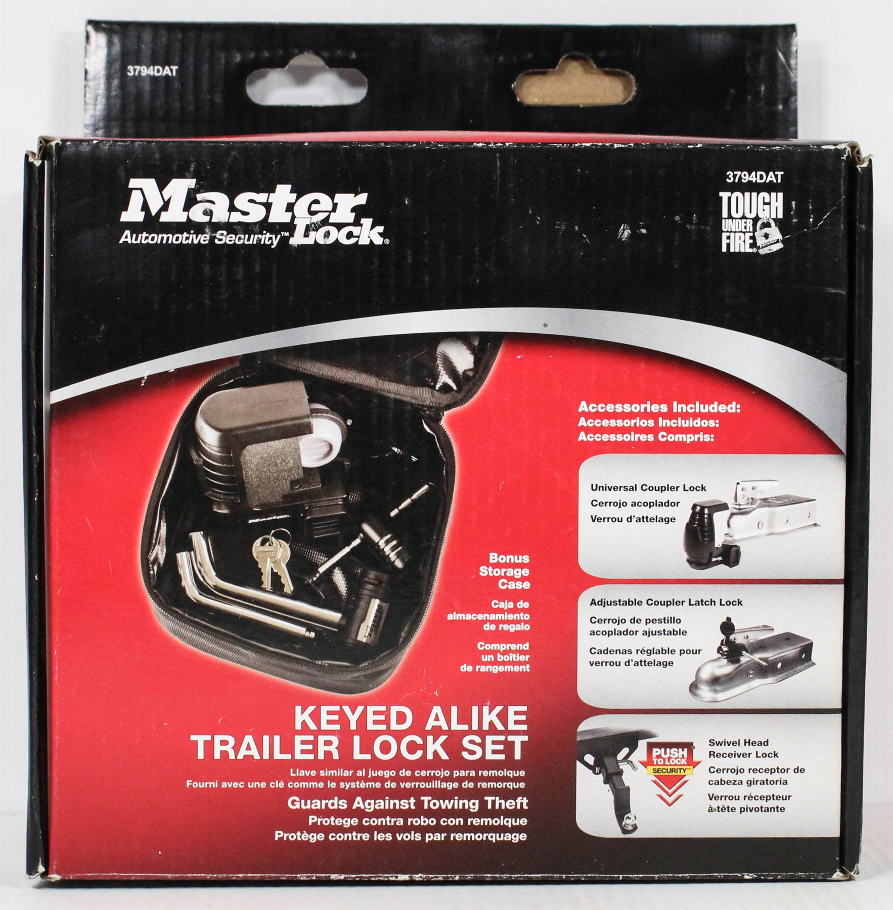 MASTER LOCK KEYED ALIKE TRAILER LOCK SET