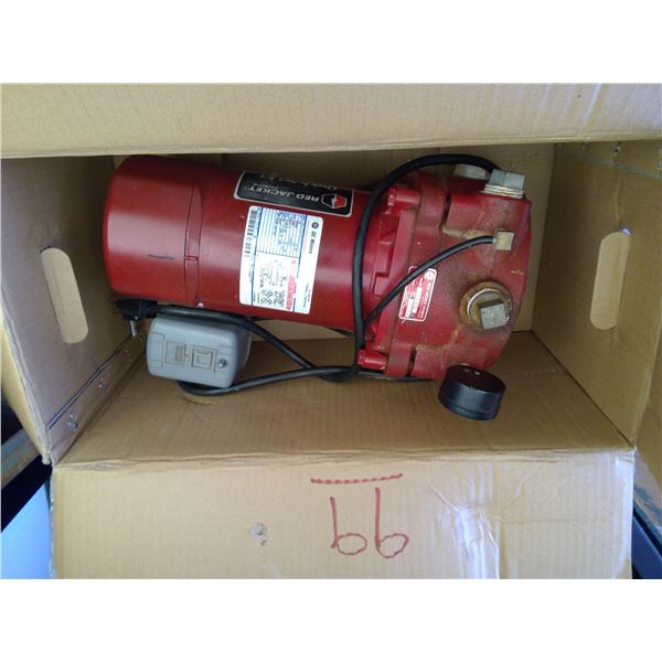 1/2 HP red jacket electric pump - Schmalz Auctions
