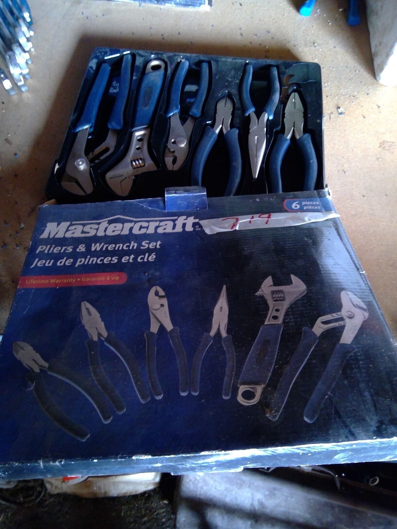 Mastercraft wrench and plier set in orginal packaging appear unused ...