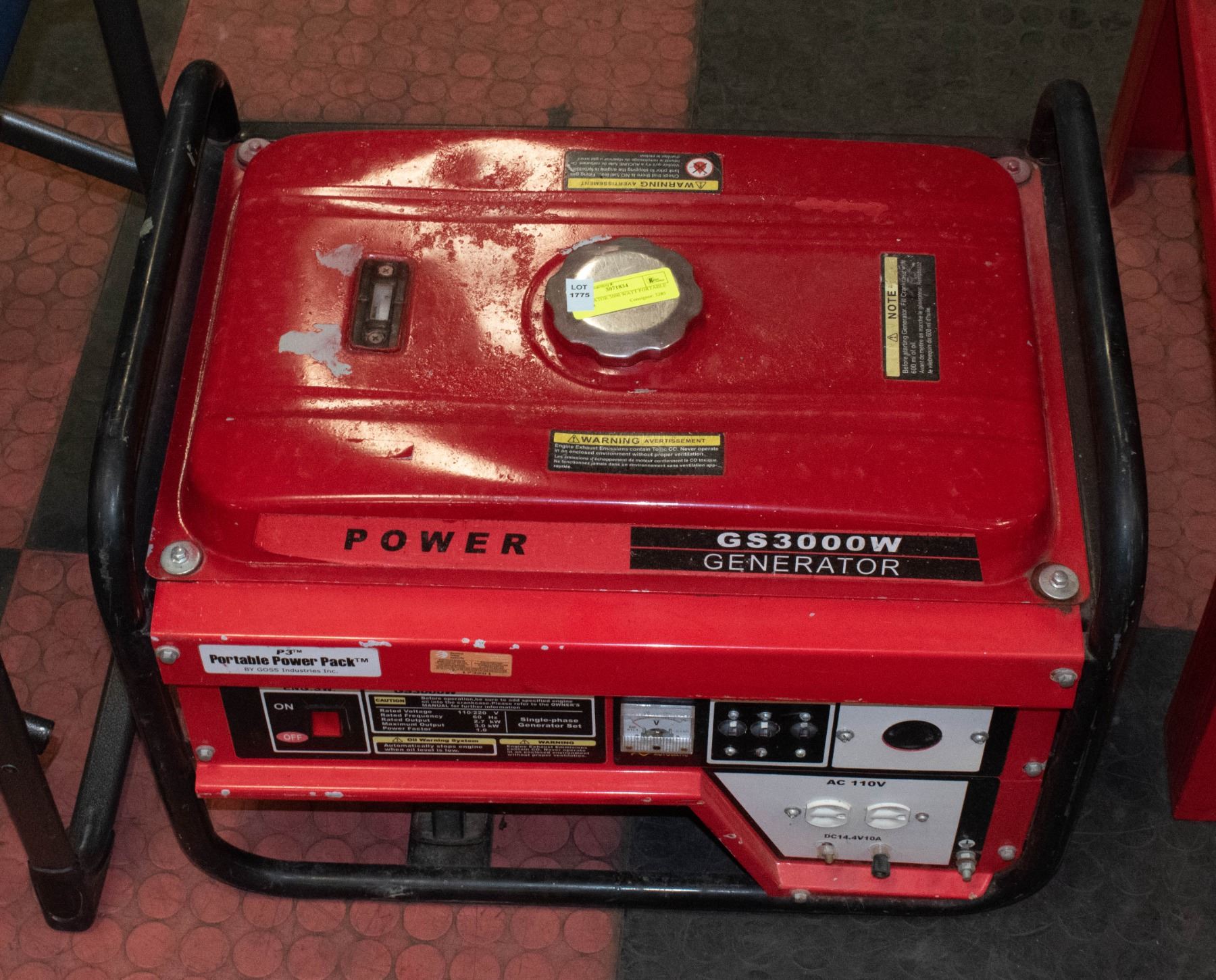GENERATOR 3000 WATT PORTABLE POWER