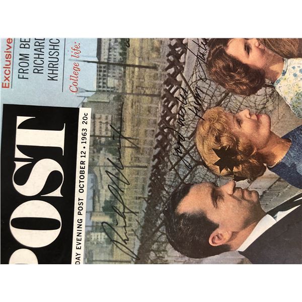 Richard Nixon signed Magazine. GFA Authenticated Richard Nixon signed Magazine. GFA Authenticated