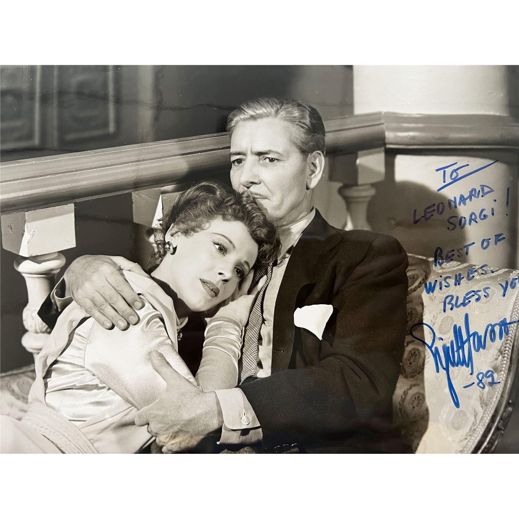 Signe Hasso signed photo