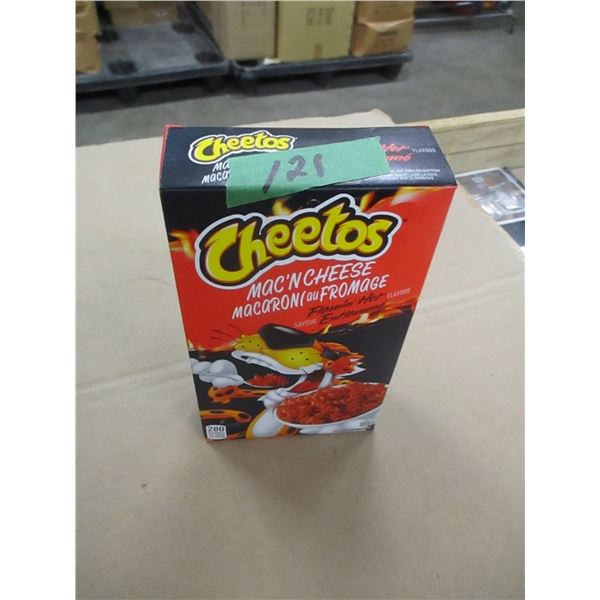 SHELF PULLS (AS IS): CHEETO FLAMING HAT MAC & CHEESE (160G) - BOX