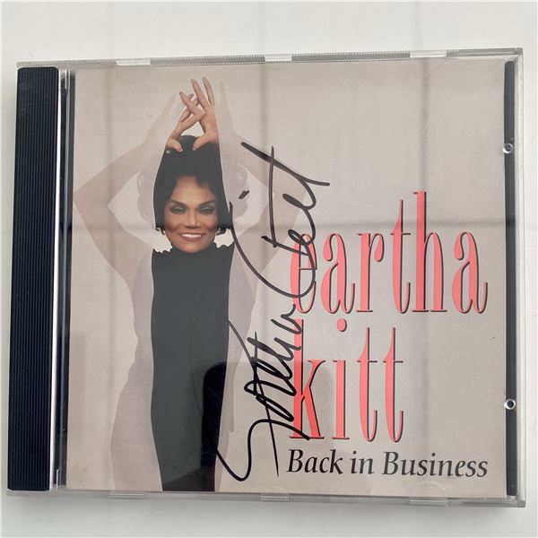 Eartha Kitt signed album