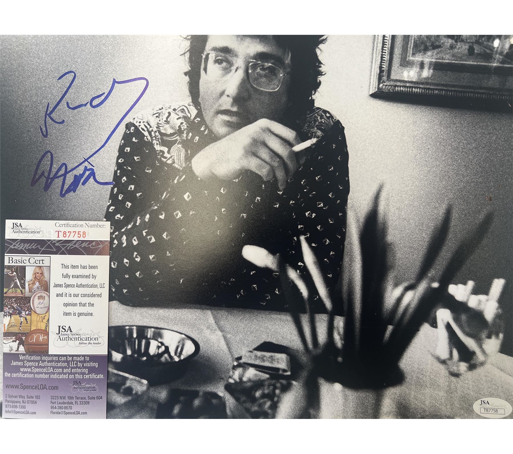 Randy Newman signed photo. JSA
