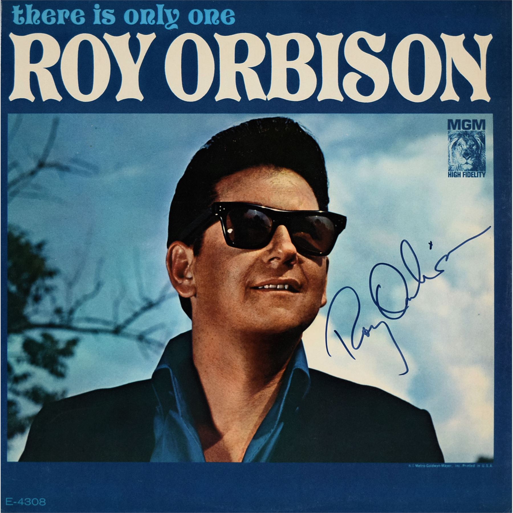 Roy Orbison signed There Is Only One Roy Orbison album