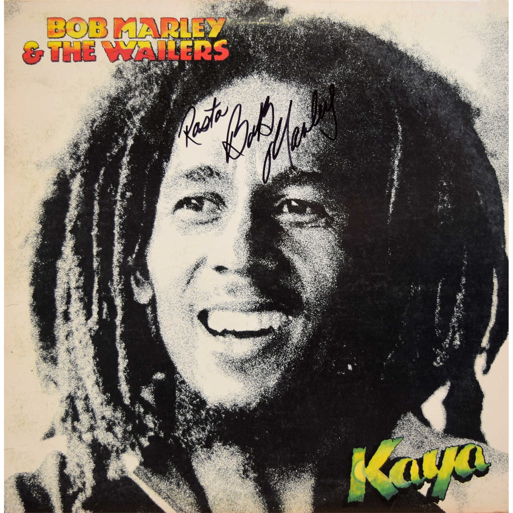 Bob Marley and the Wailers signed Kaya album