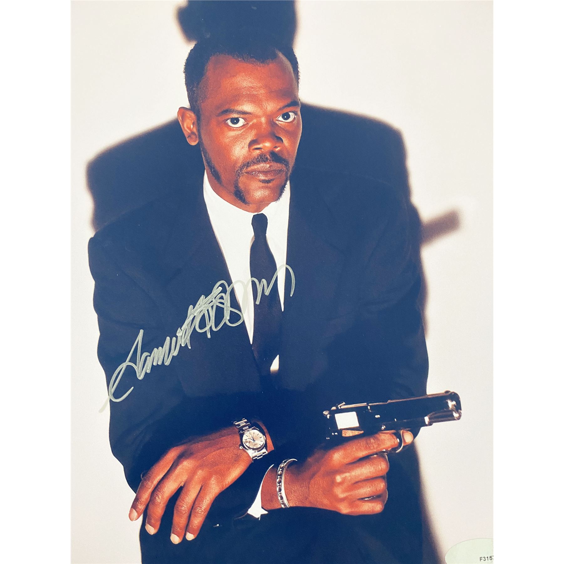 Pulp Fiction Samuel L. Jackson Signed Movie Photo