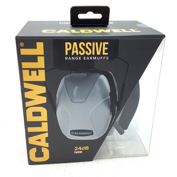 Caldwell Passive 24 DB NRR Range Earmuffs New Caldwell Passive 24 DB NRR Range Earmuffs New