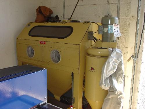TOBIN-ARP MODEL KB BEAD BLAST CABINET, 48" X 24"