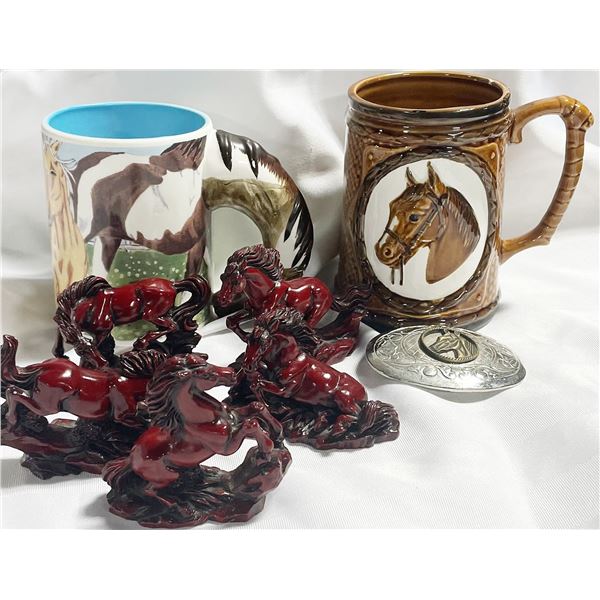 Collection of Horse Items