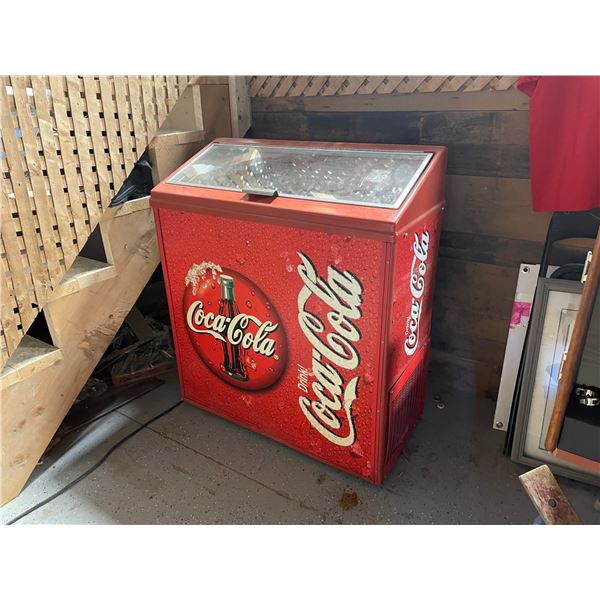 Vintage Coke / Coca-Cola Stacker Refrigerator, works well, holds cans ...