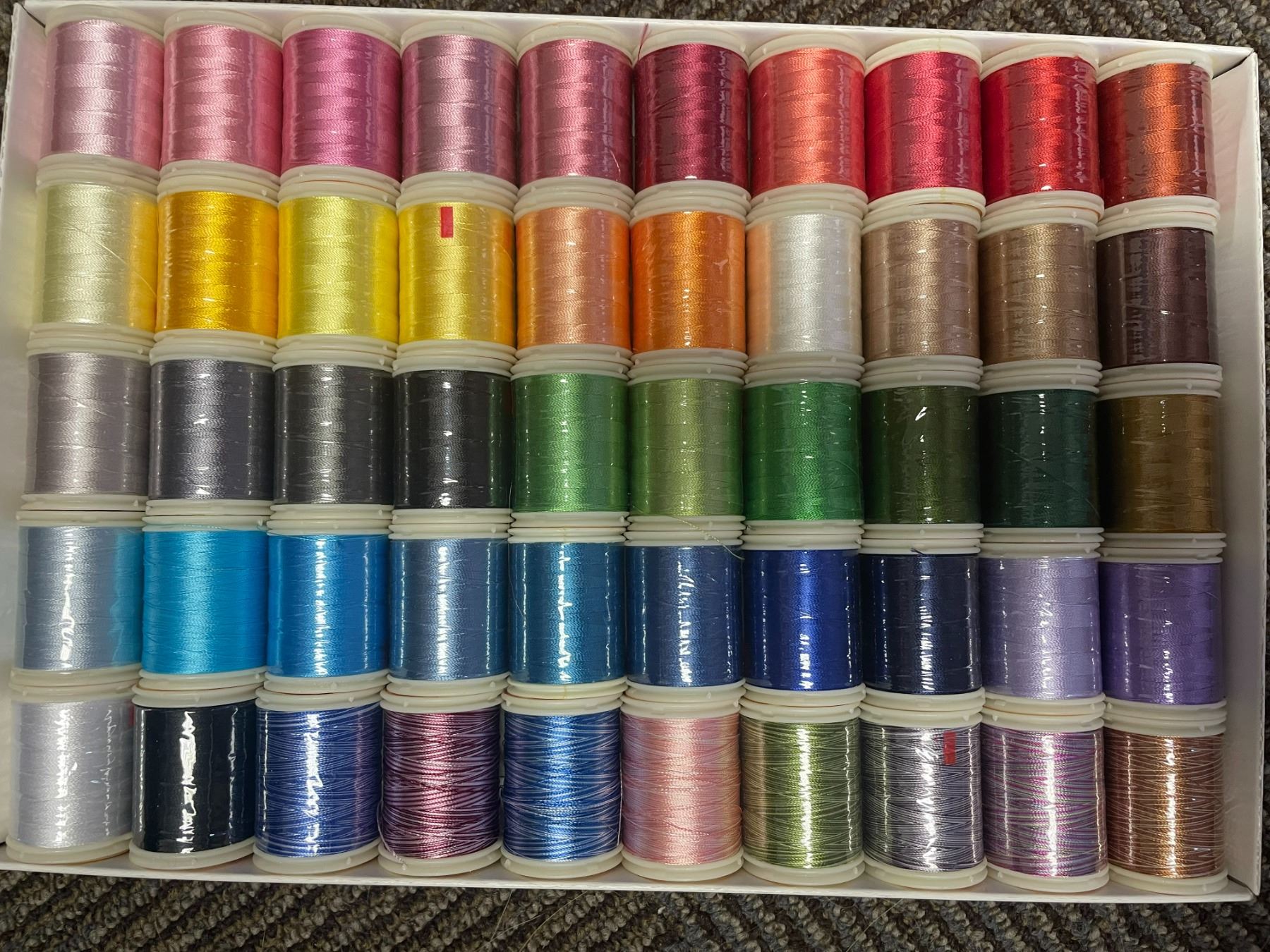 Sewing Thread - Viscose Ray 50 Assorted Colours