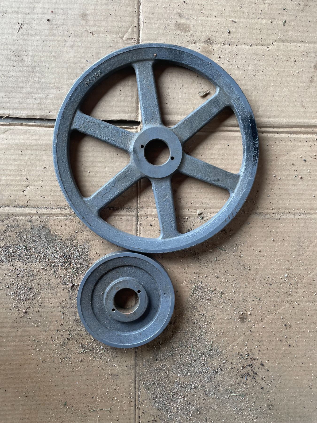 TWO Pulley Wheels