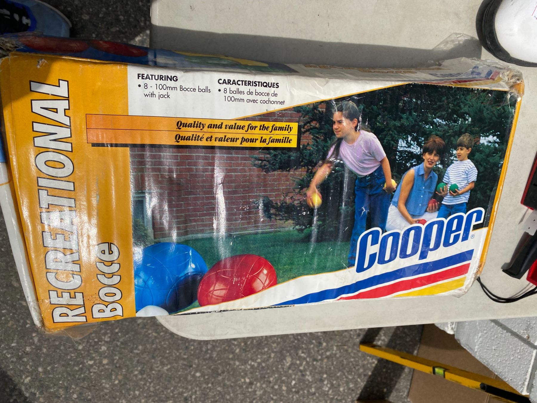 Cooper bocce ball set