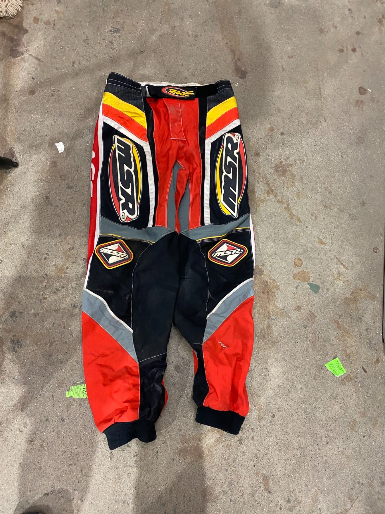 Dirt bike pants size not shown
