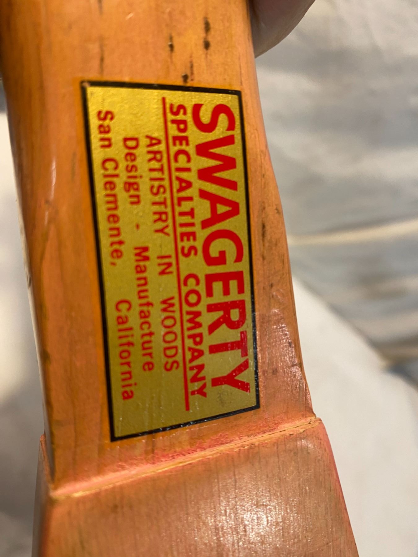 Swagerty California vintage ukulele