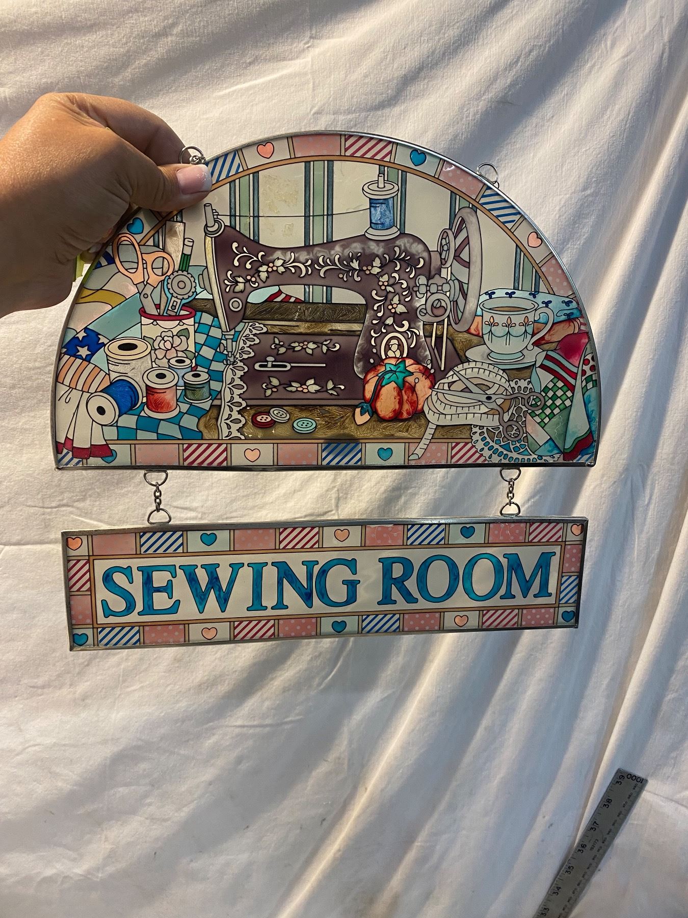 Sewing room sign