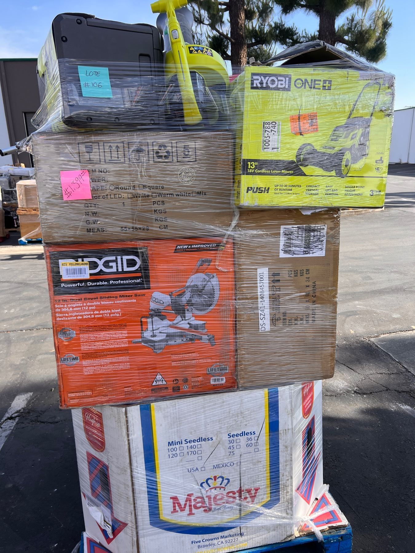 Lote #106 - Pallet Home Depot