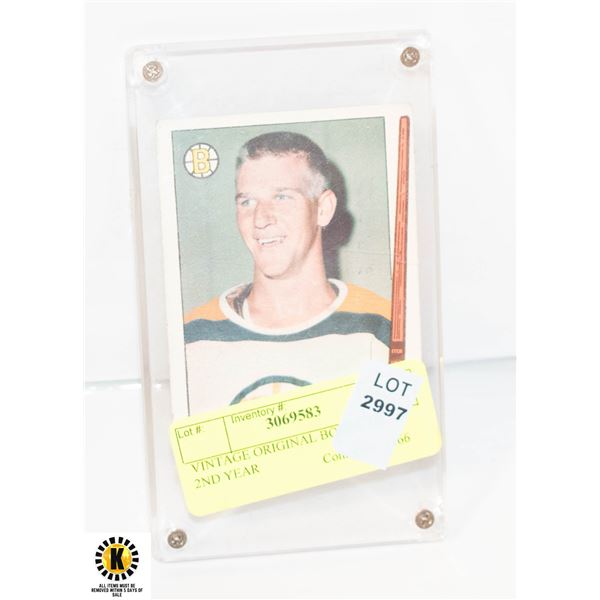 VINTAGE ORIGINAL BOBBY ORR 2ND YEAR VINTAGE ORIGINAL BOBBY ORR 2ND YEAR