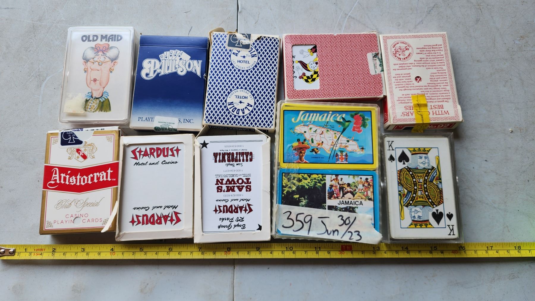 Vintage play cards - assorted - Schmalz Auctions