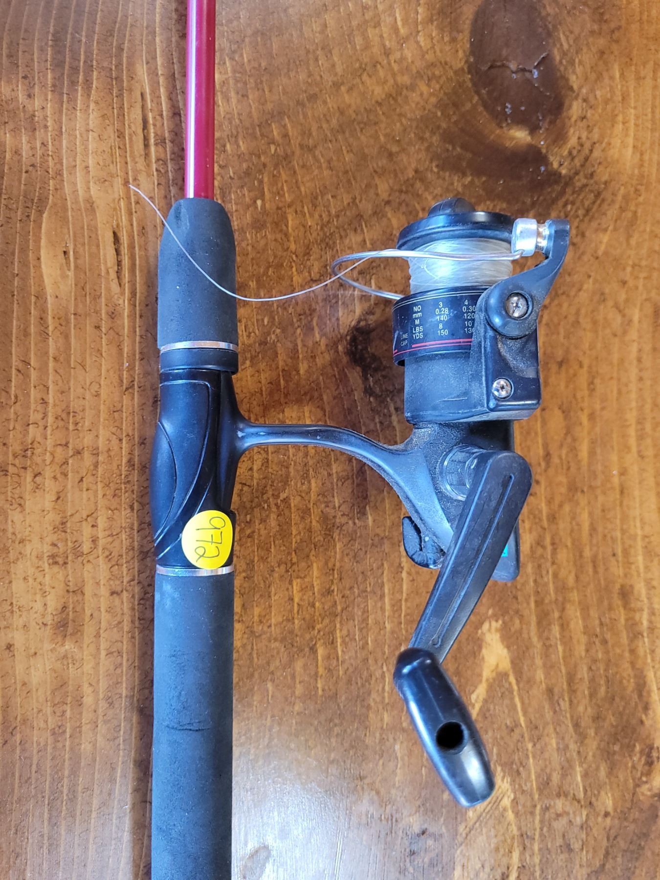 Telescopic 4'6" fishing rod, with manido stratus 801 spinning reel ...