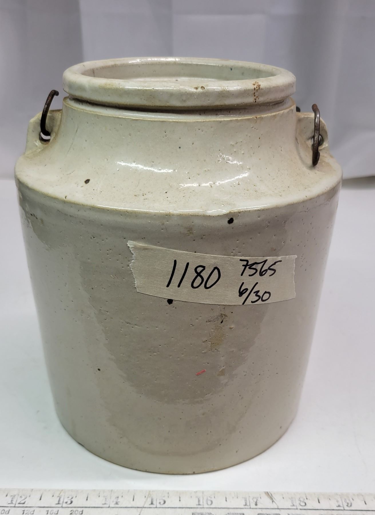 Vintage Ceramic Pickle Jar - Schmalz Auctions
