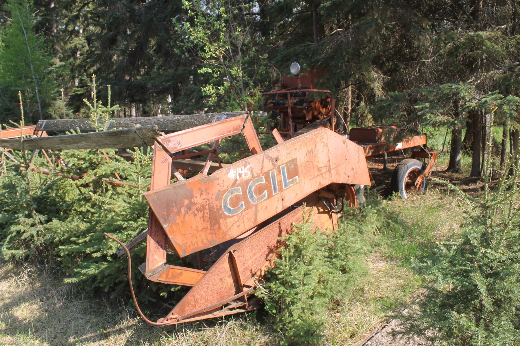Old CCIL swather for scrap