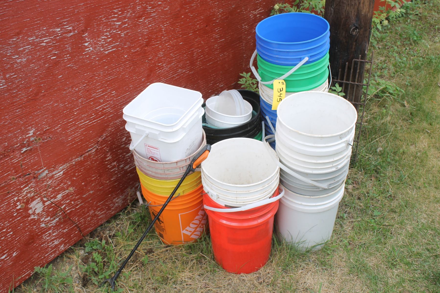 Variety of plastic pails