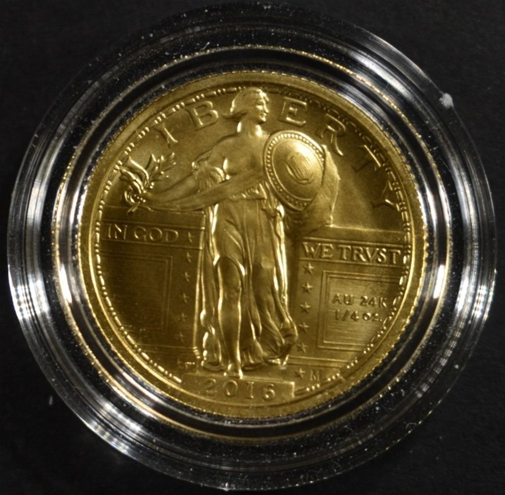 2016-W STANDING LIB CENTENNIAL GOLD QUARTER