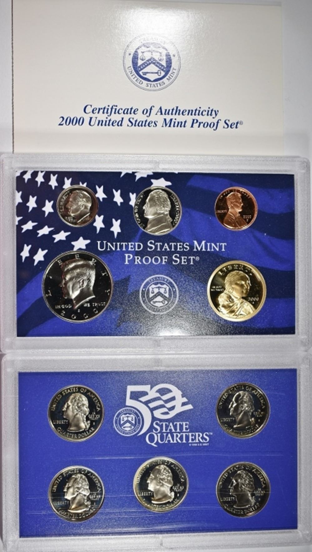 (2) EACH 2000,04 US PROOF SETS