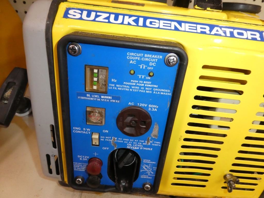 Suzuki generator SE 500A runs