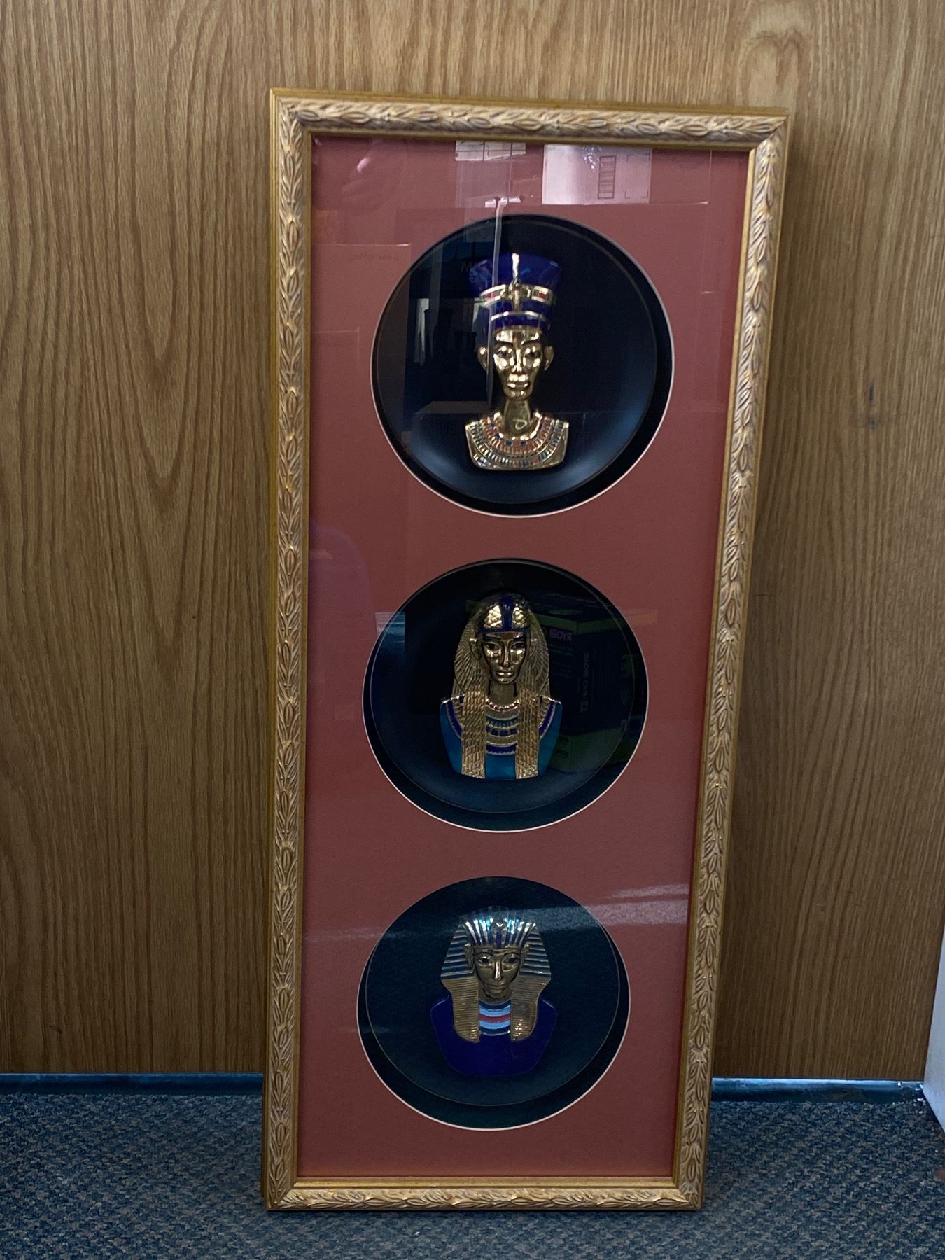 Very Nice Framed Egyptian Plates Pictures (3)