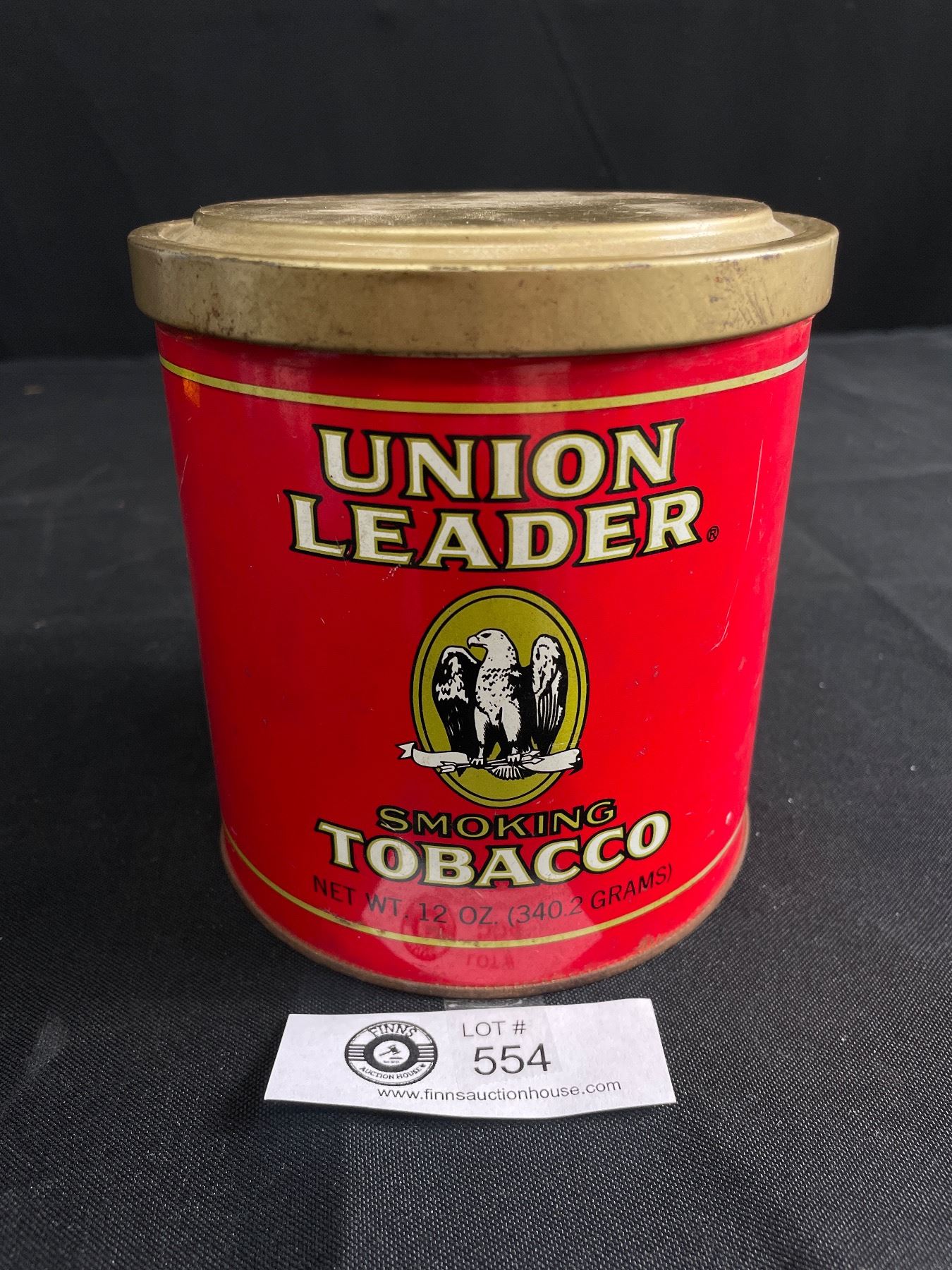 Vintage Union Leader Tobacco Can