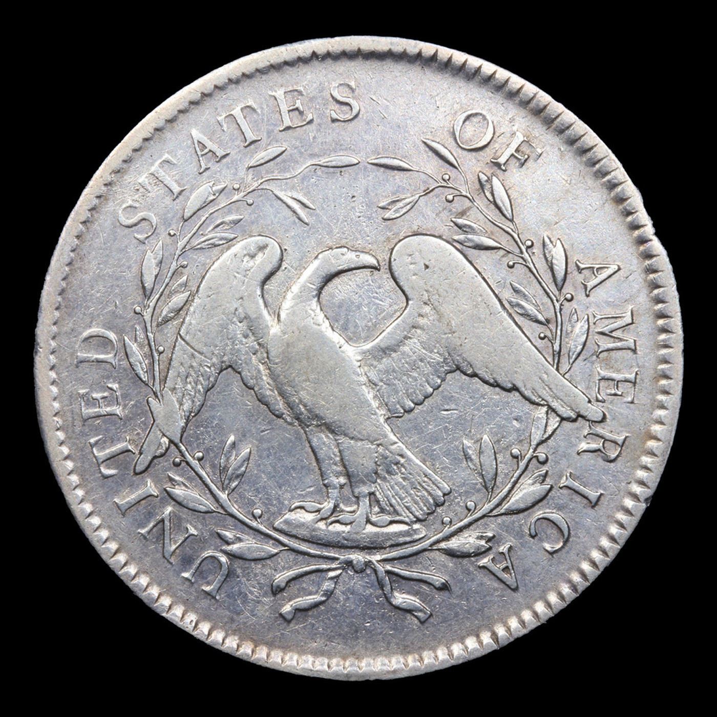 ***Auction Highlight*** 1795 2 Leaves Flowing Hair Dollar $1 BB-21/B-1 ...
