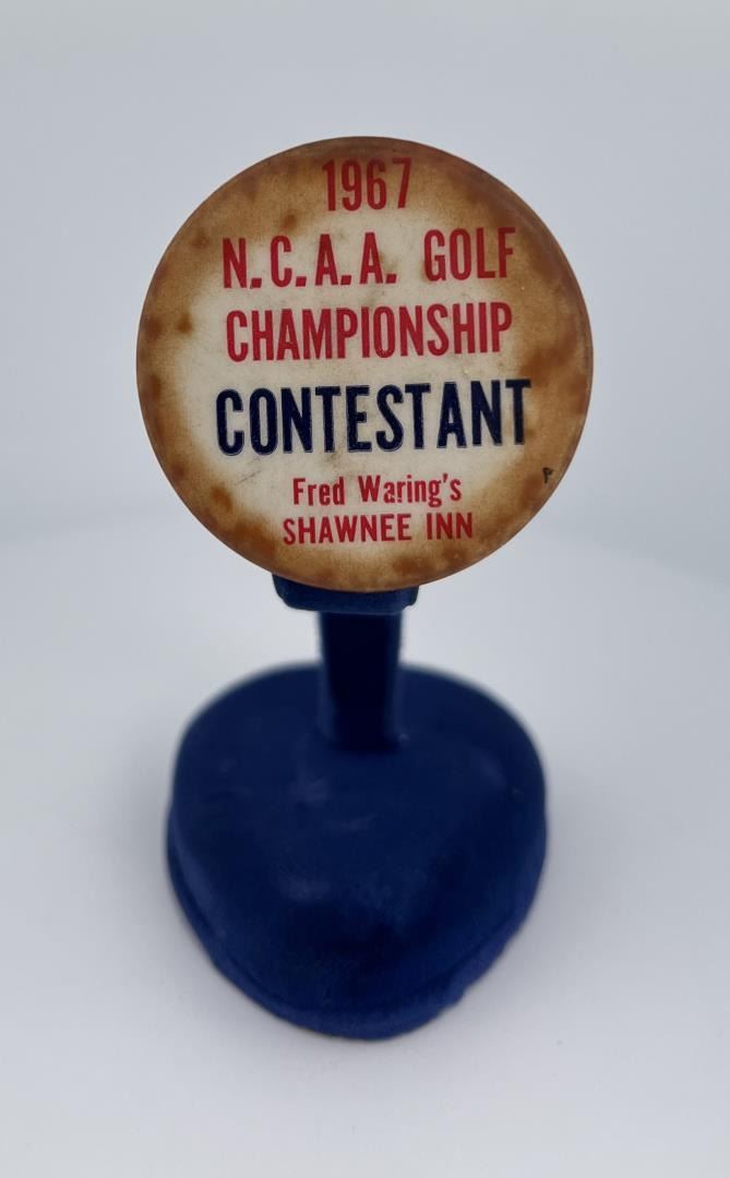 1967 NCAA Golf Championship Contestant Badge